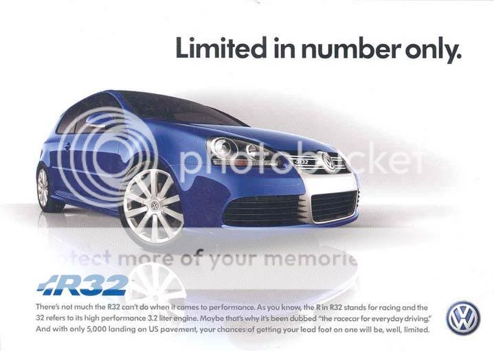 Original .:R32 Sales Brochures 2004 & 2008 | VW Vortex - Volkswagen Forum